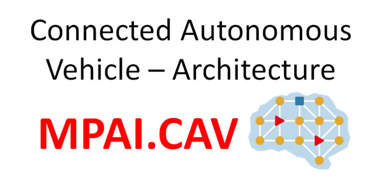 An overview of Connected Autonomous Vehicle (MPAI-CAV) - Architecture ...